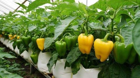 Hydroponic Capsicum Farming | with Cocopith grow bags | Greglo